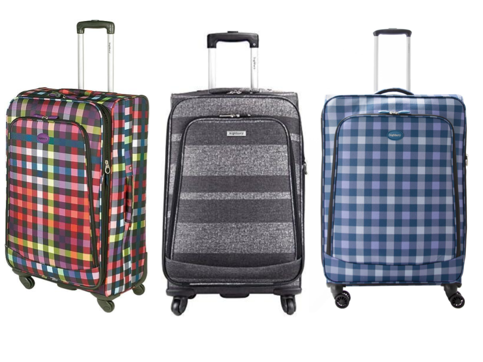 Highbury 4 Wheel Spinner Trolley Cases Multiple Sizes In Multi Box / G ...