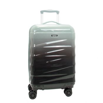 Highbury Ombre Hard Shell 4 Dual Wheel Spinner Trolley Cases 5 Year Wa ...